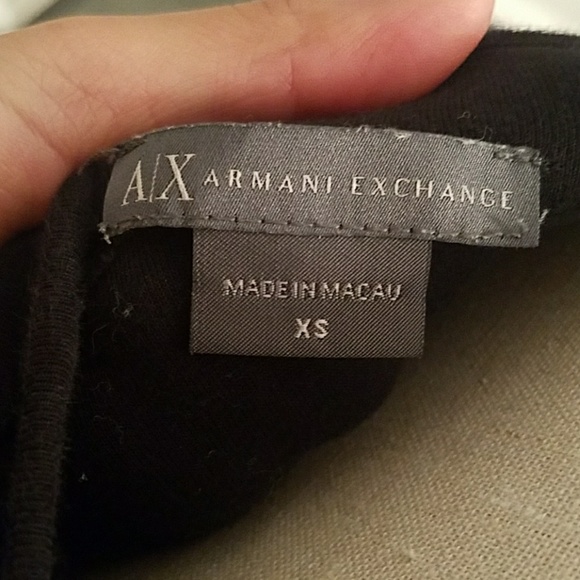 Armani Exchange | Tops | Armani Exchange Xs Square Neck Tshirt | Poshmark
